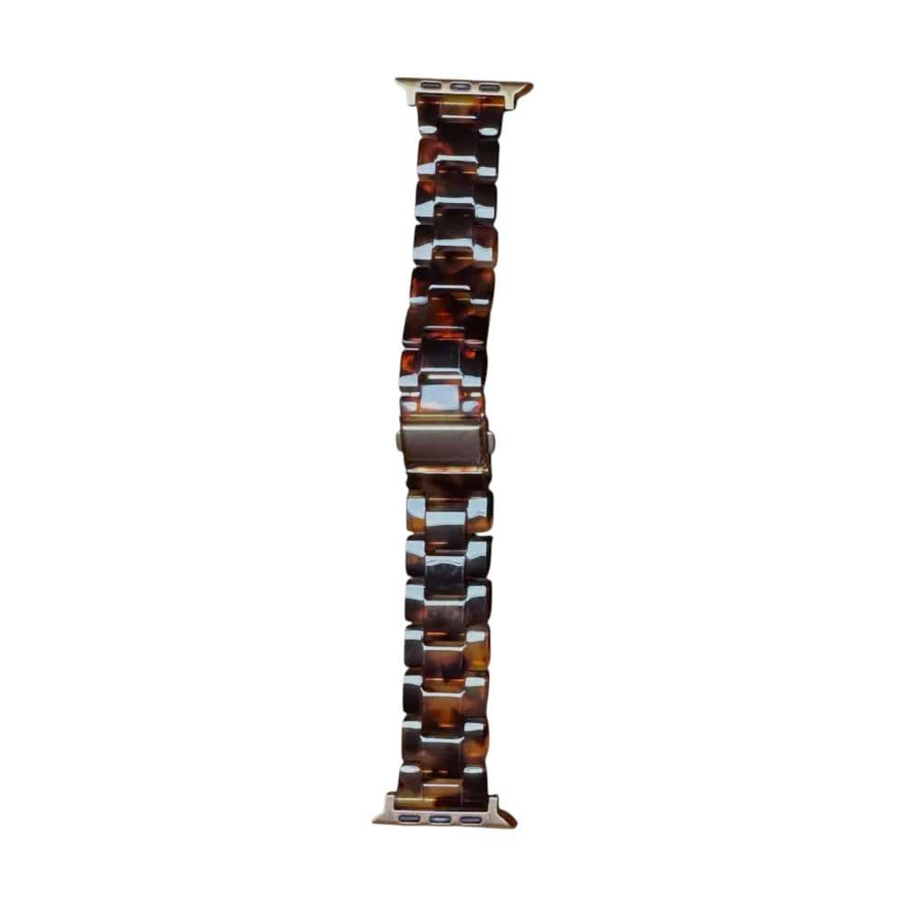 Amber Resin Tortoise Shell Apple Watch Band | Lightweight Strap - Anhem